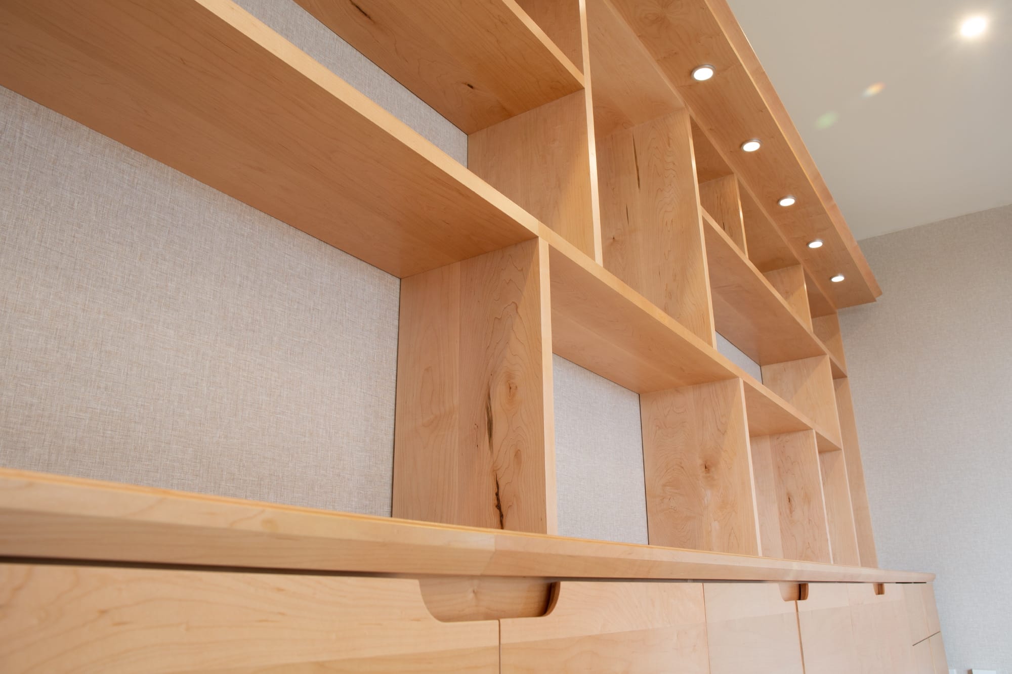 Maple Shelving Dougal Black Carpentry