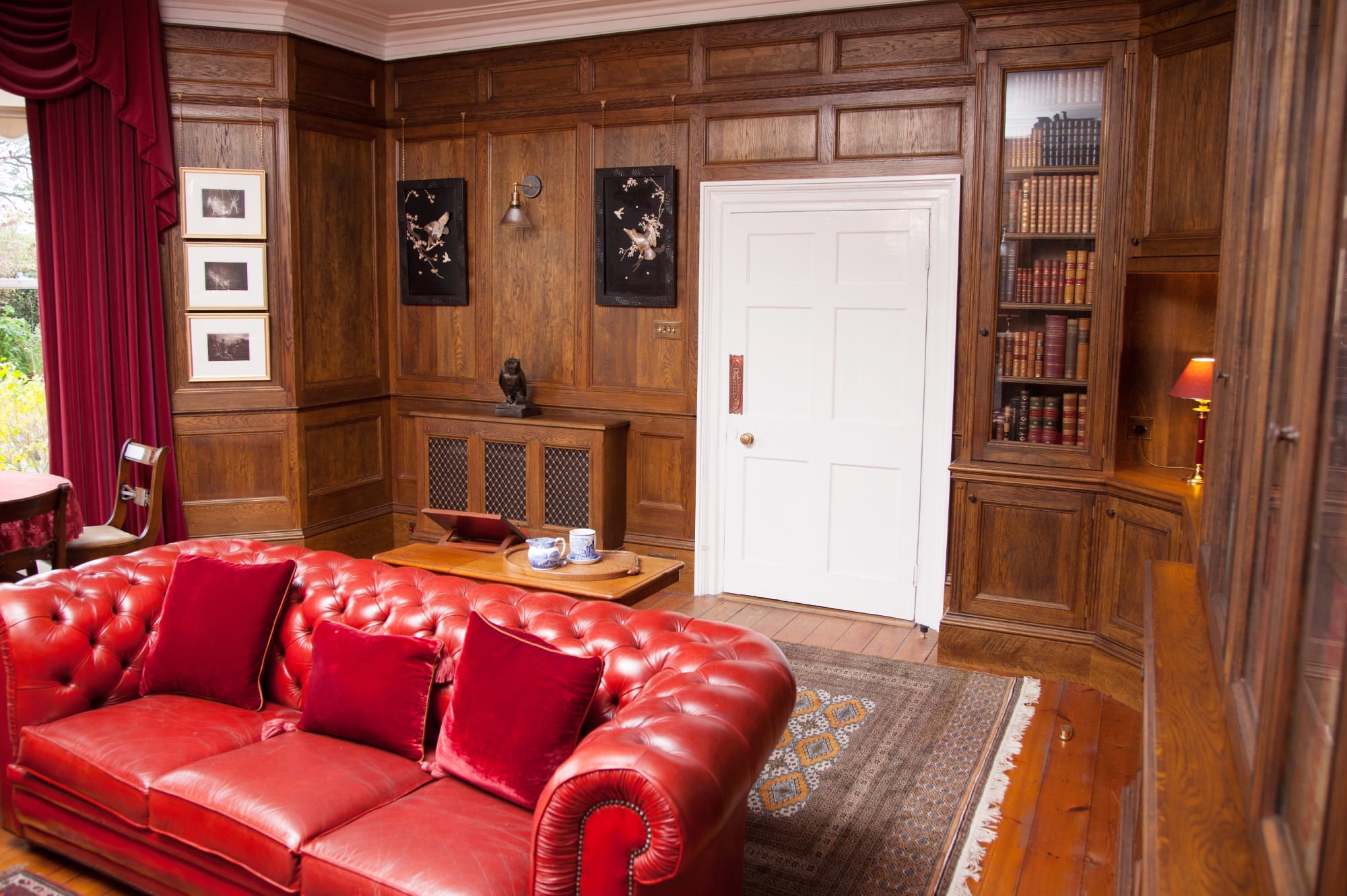 Panelled Library Dougal Black Carpentry